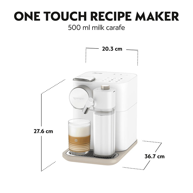 Gran Lattissima Coffee Machine, White | The Wedding Present Company