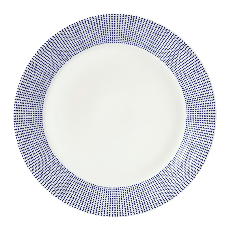Pacific - Dot Dinner plate, 28cm, Blue | The Wedding Present Company