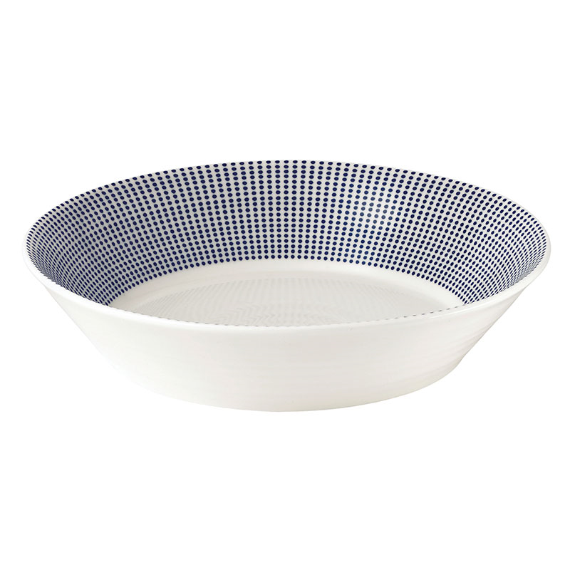 Pacific - Dot Pasta bowl, 22cm, Blue | The Wedding Present Company