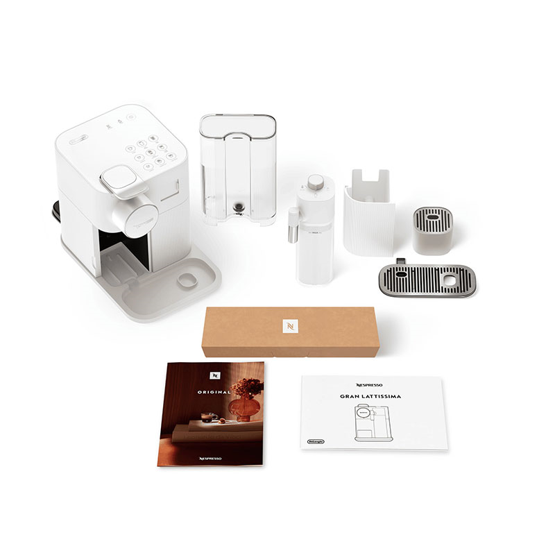 Gran Lattissima Coffee Machine, White | The Wedding Present Company